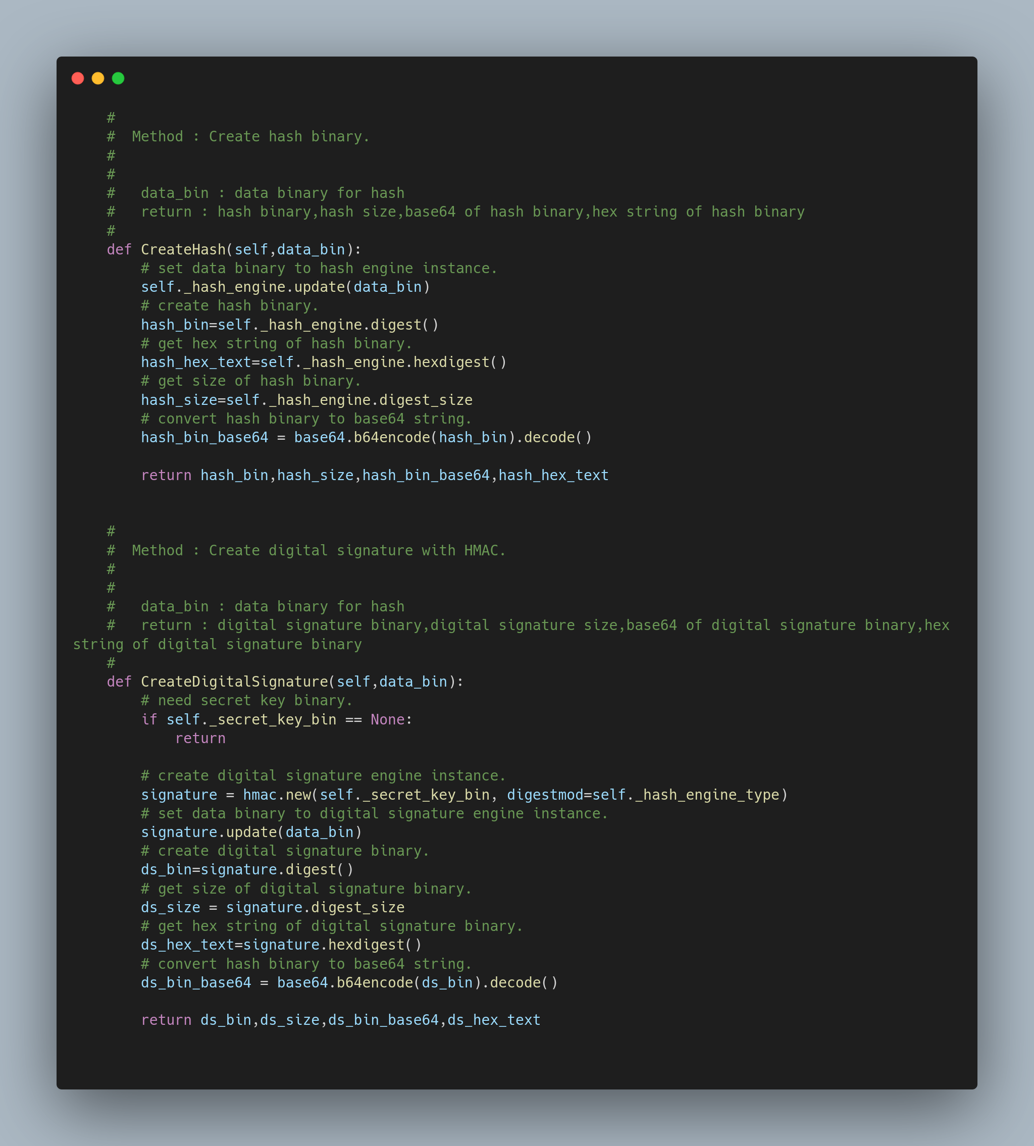 Hash Class | short code