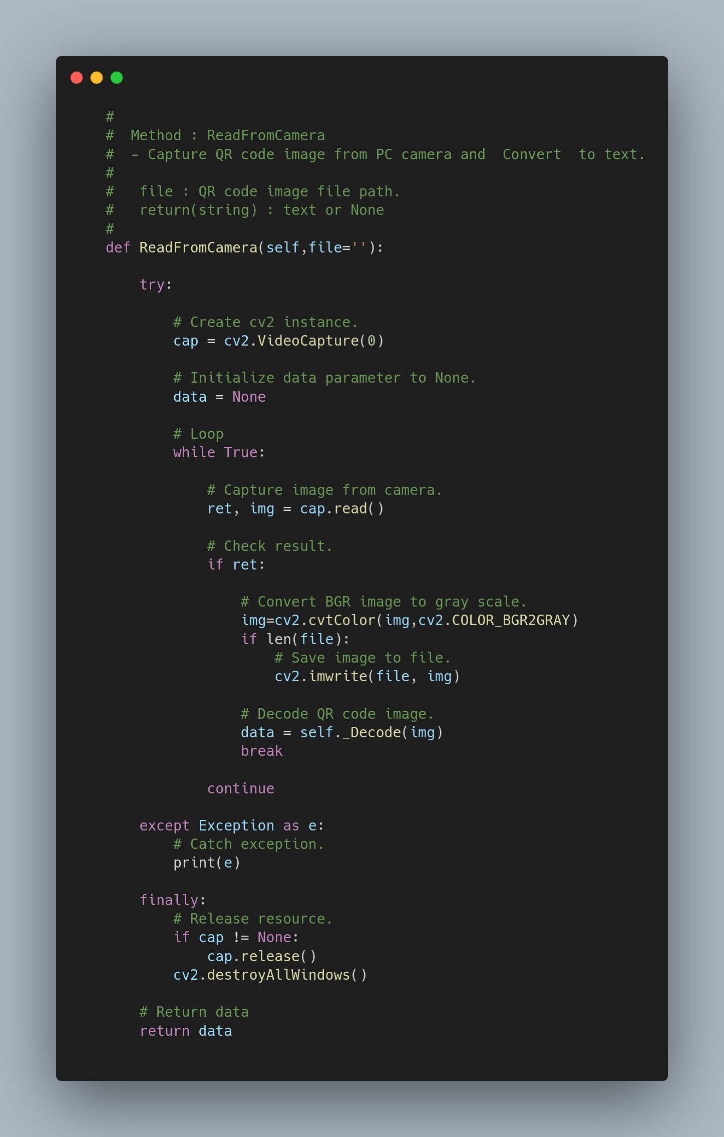 QR Code Class | short code